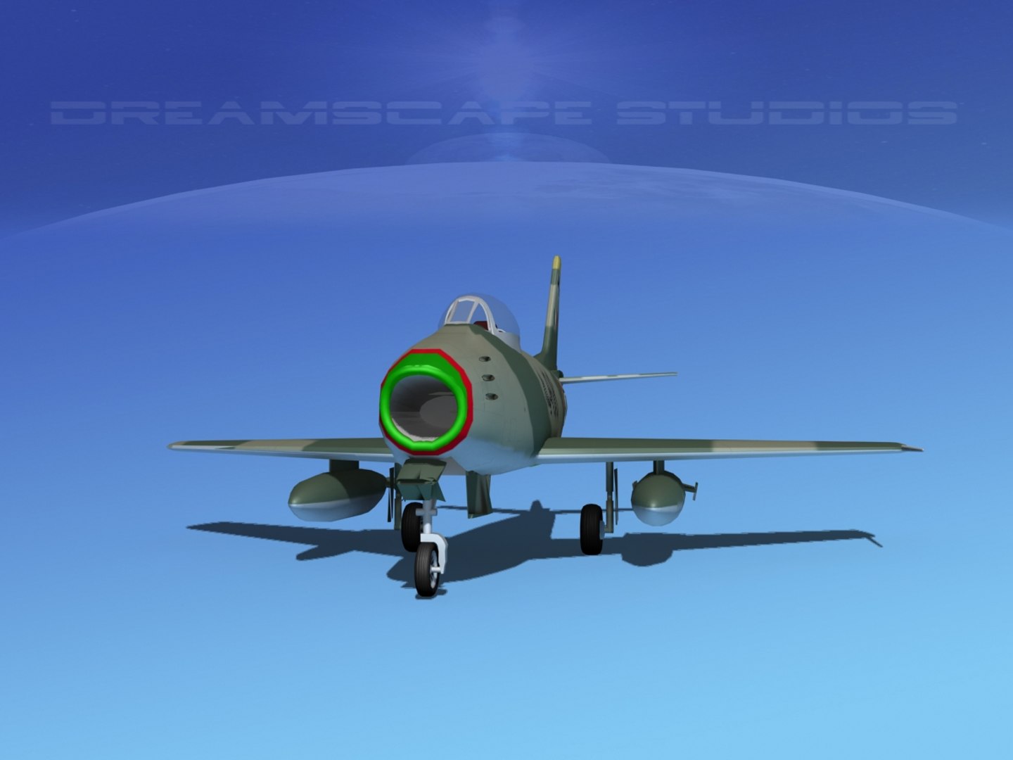 3d Model North American F-86 Sabre