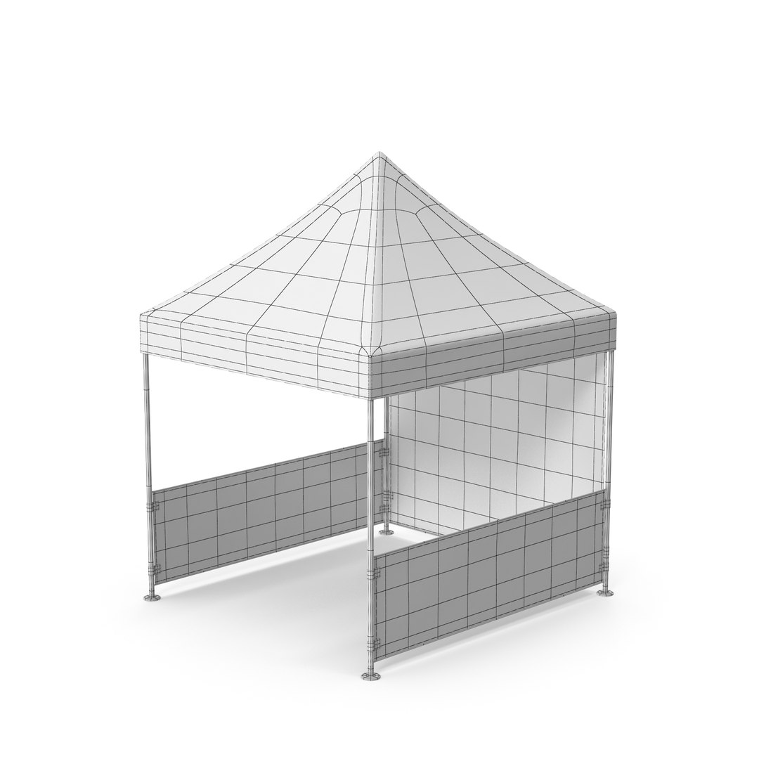 Red Event Tent 3D Model - TurboSquid 2179809