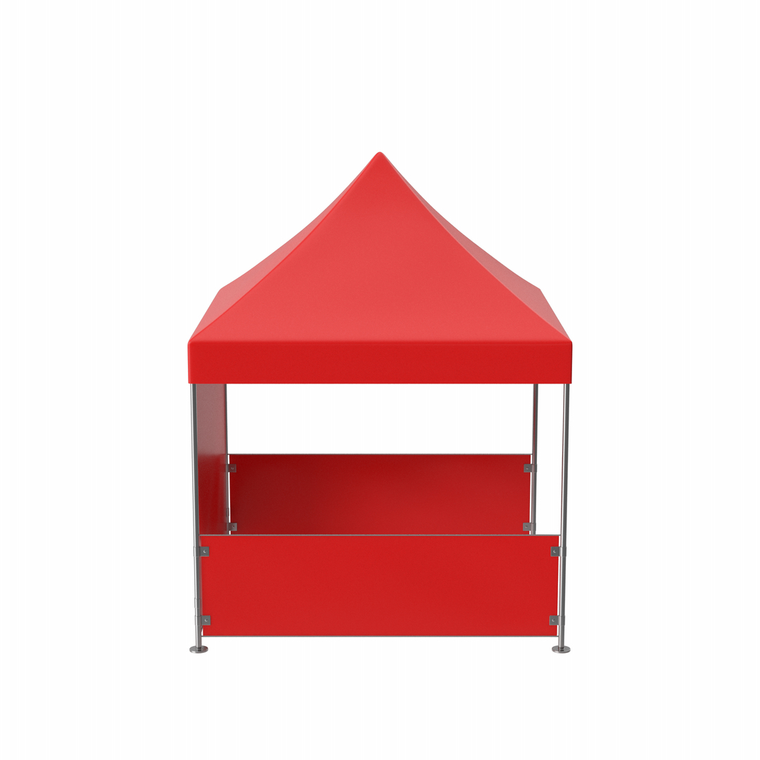 Red Event Tent 3D Model - TurboSquid 2179809
