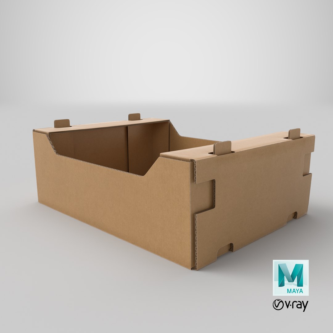 3D Cardboard Display Box 03 - TurboSquid 1434408