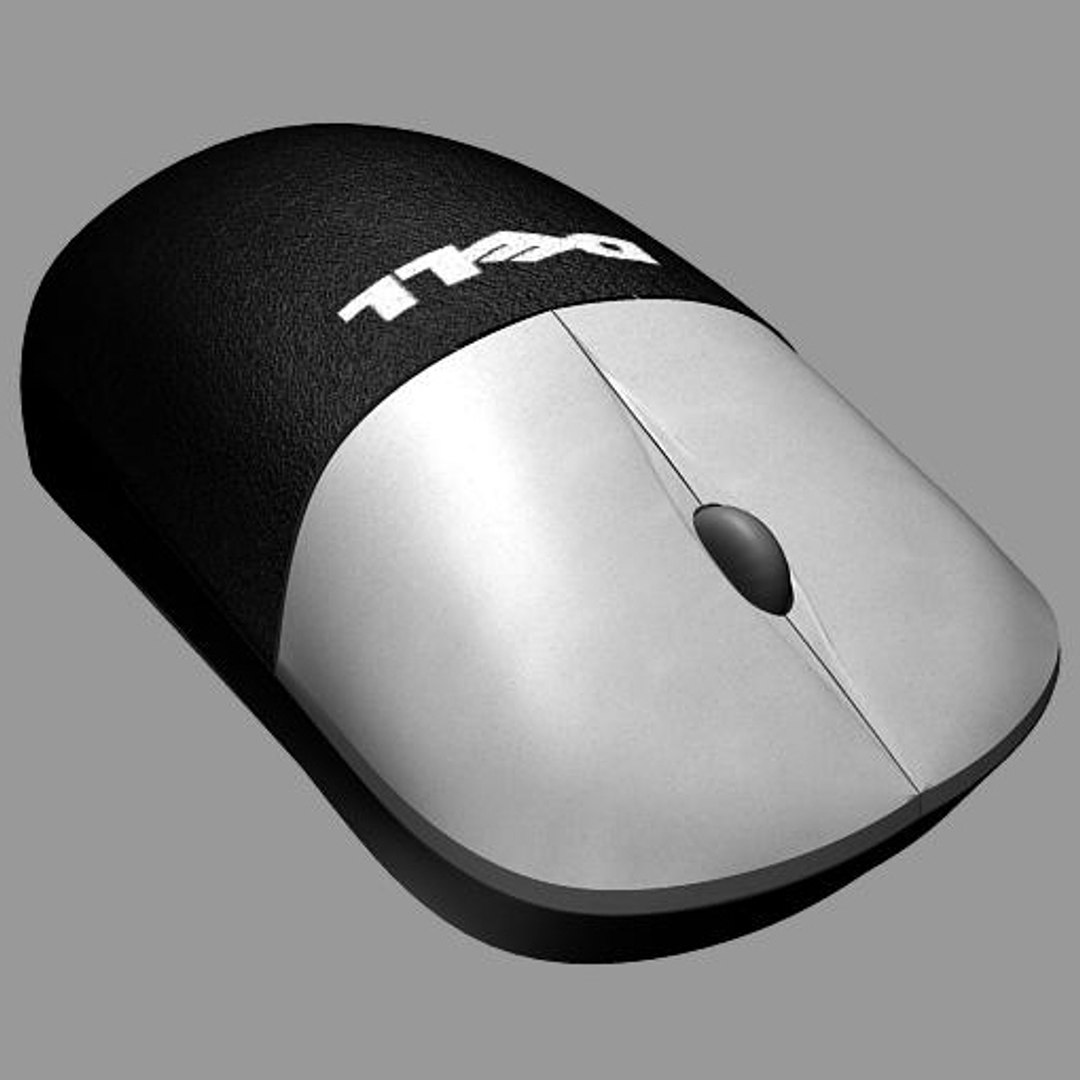 mouse dell 3d obj