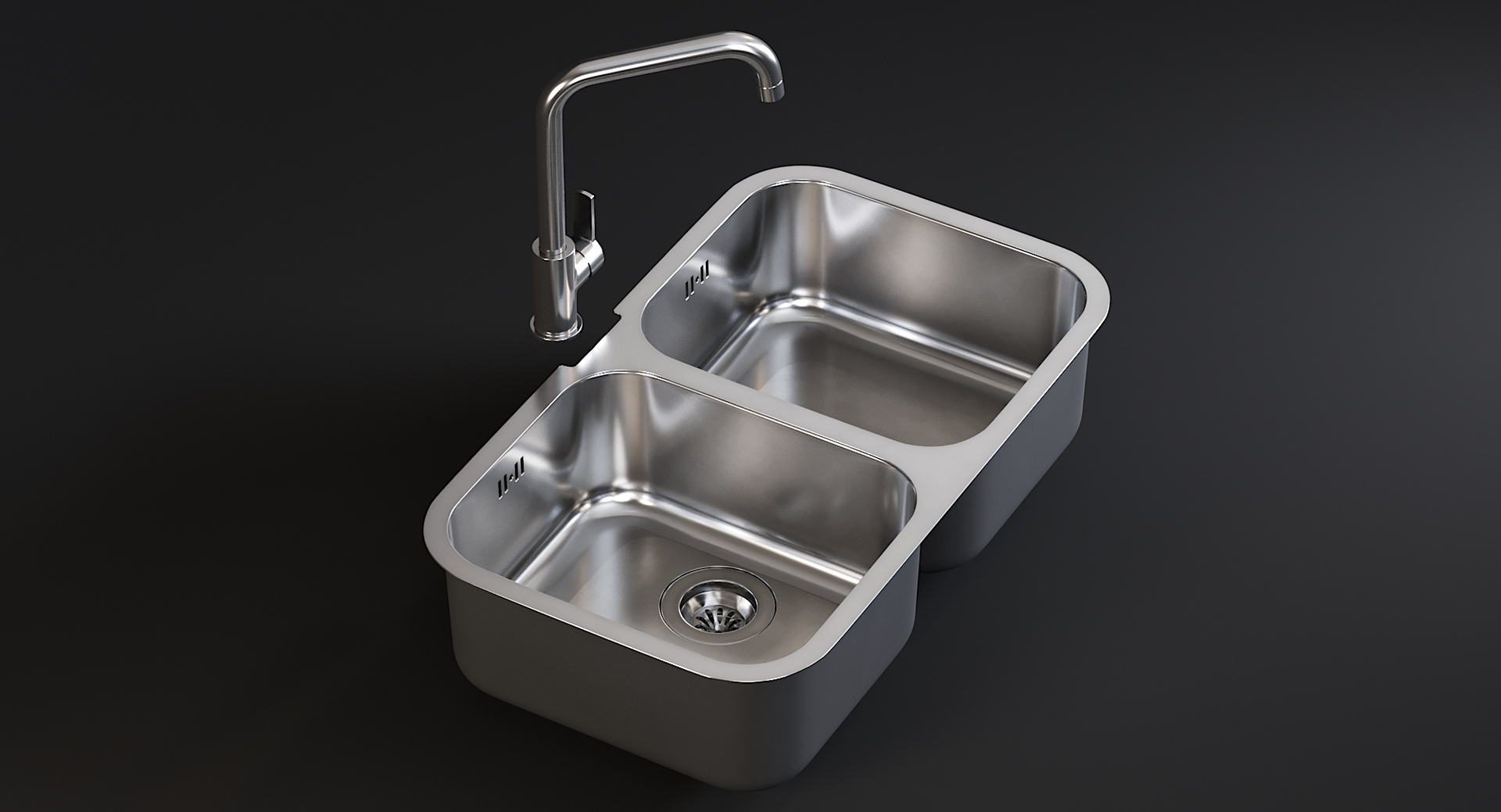 Realistic sinks 3 3D model - TurboSquid 1443632