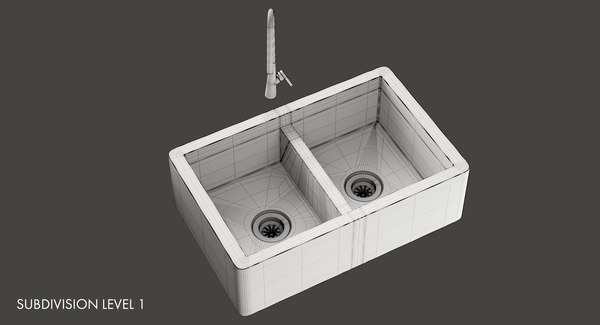 Realistic sinks 3 3D model - TurboSquid 1443632