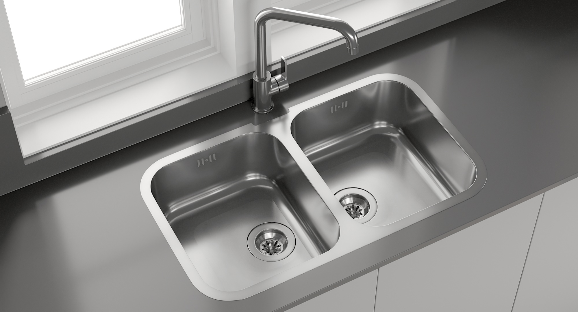 Realistic sinks 3 3D model - TurboSquid 1443632