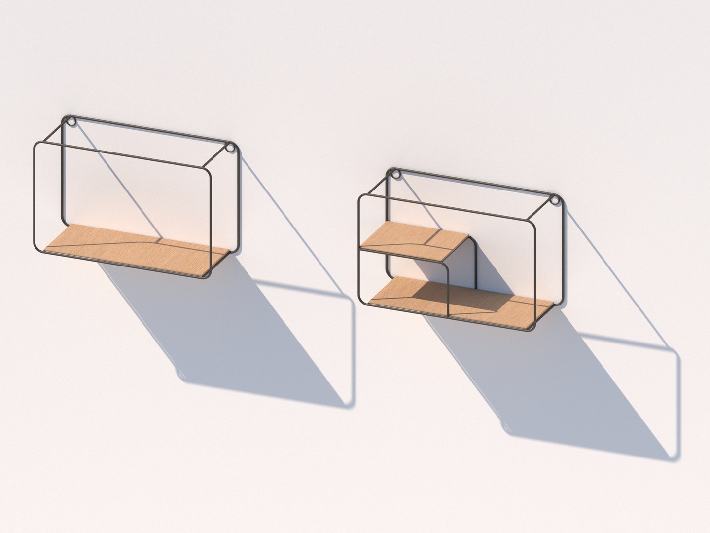 Hanging Shelfs 3D - TurboSquid 1466066
