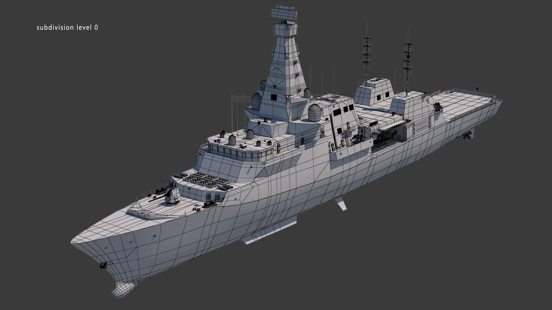Type 26 frigate 3D model - TurboSquid 1222446