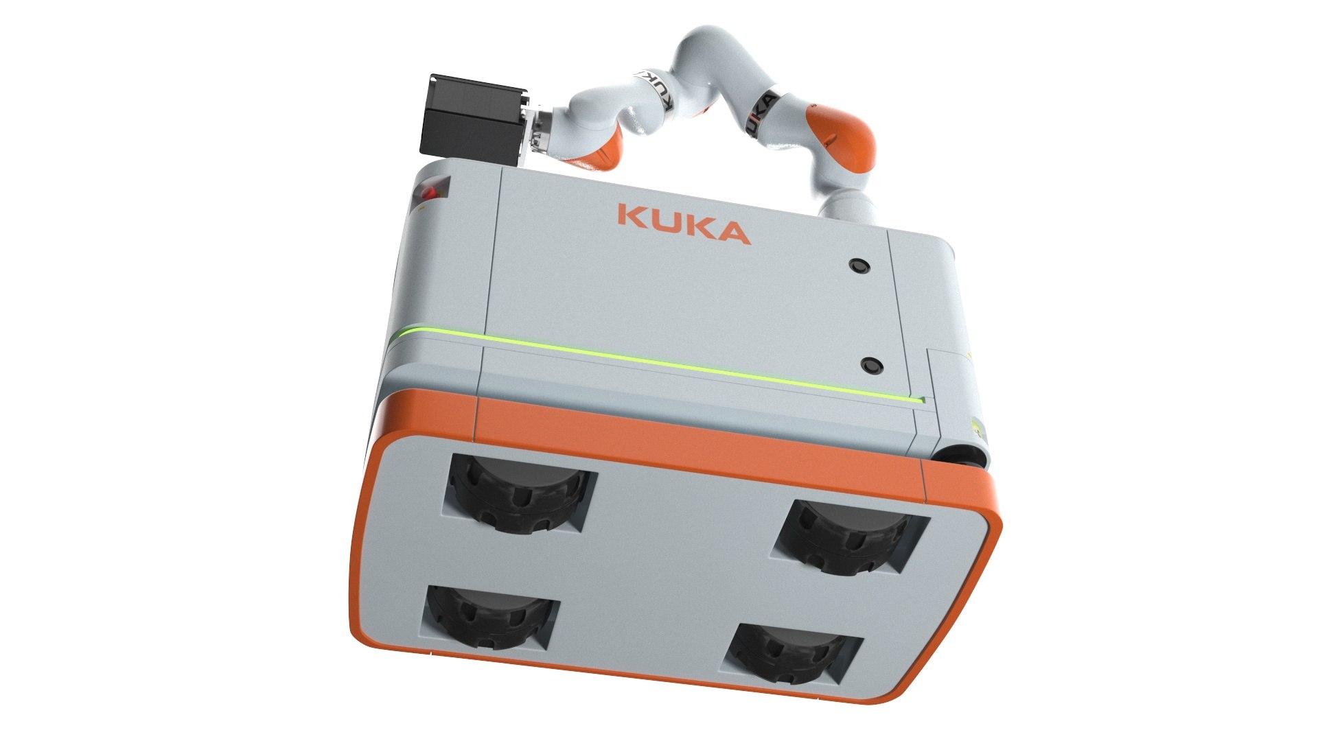 Mobile Robot KUKA KMR Iiwa With Special Box 3D - TurboSquid 2302380