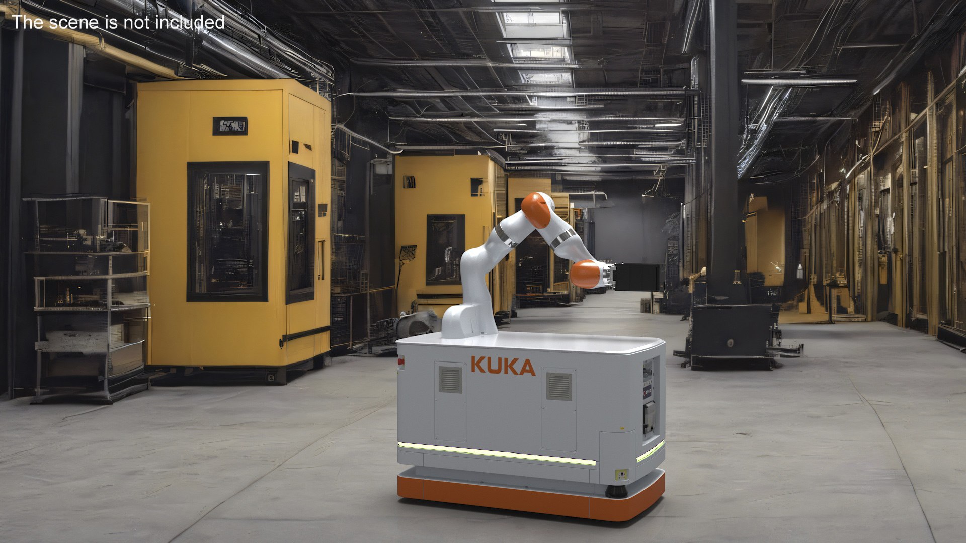 Mobile Robot KUKA KMR Iiwa With Special Box 3D - TurboSquid 2302380