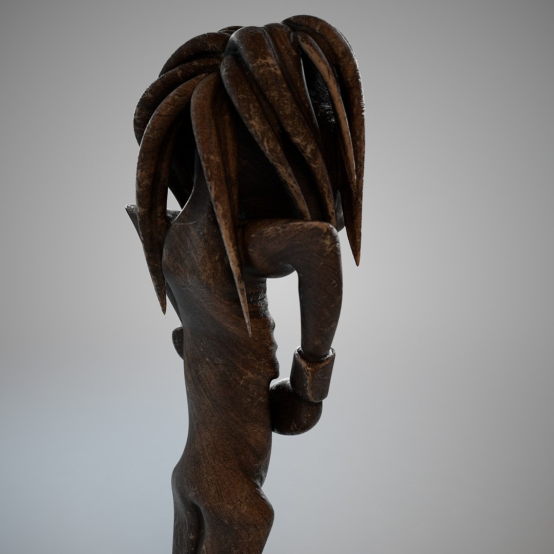 Tribal statue 3D - TurboSquid 1552686
