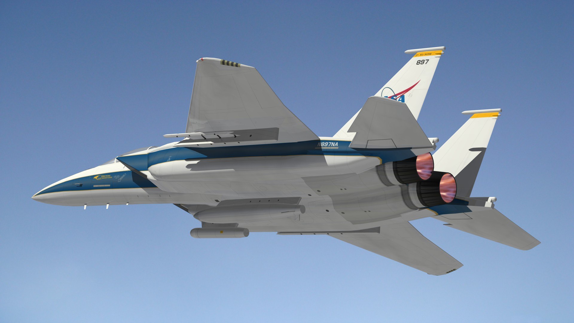 3D F15 Eagle NASA - TurboSquid 2194002