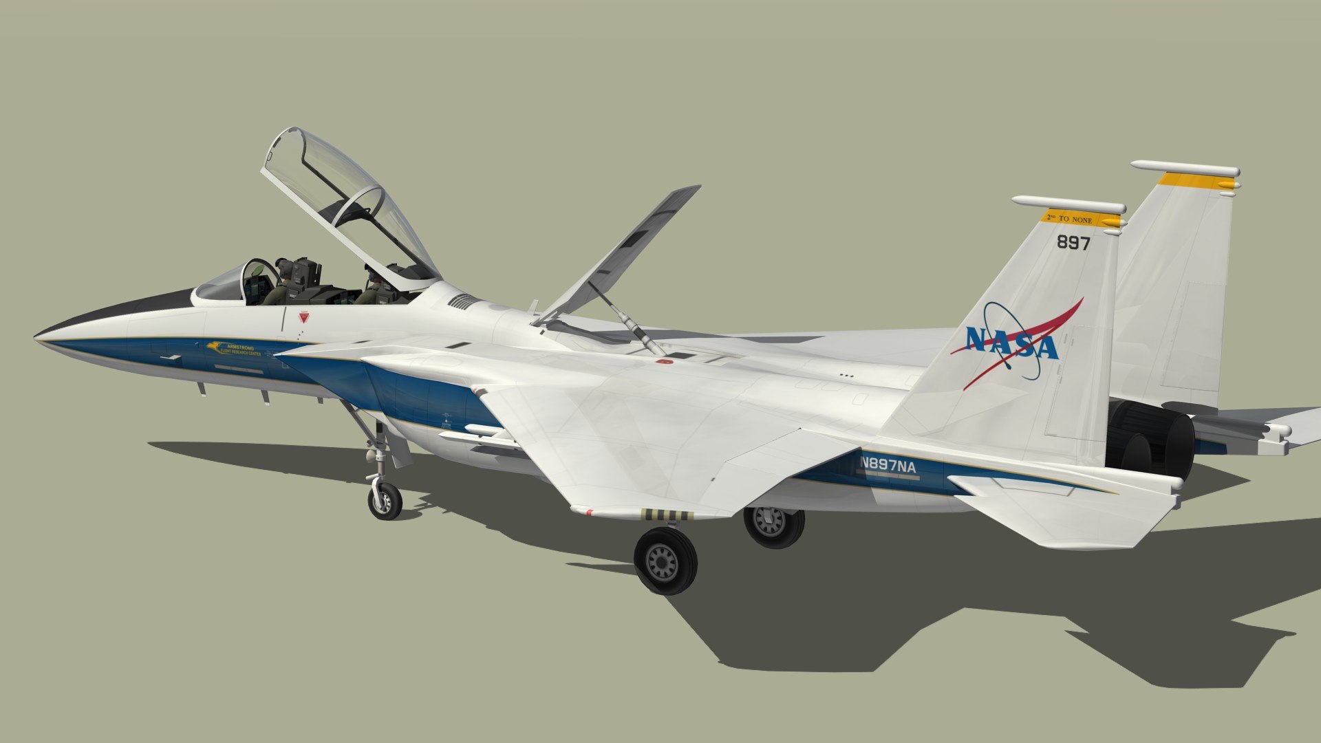 3D F15 Eagle NASA - TurboSquid 2194002