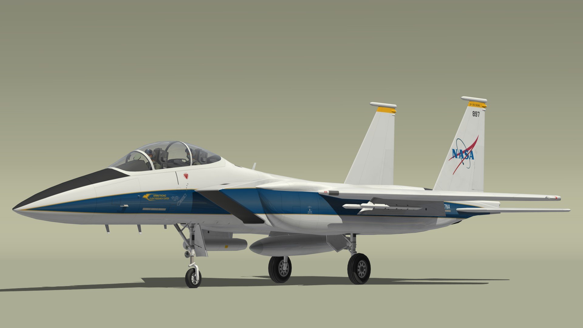 3D F15 Eagle NASA - TurboSquid 2194002
