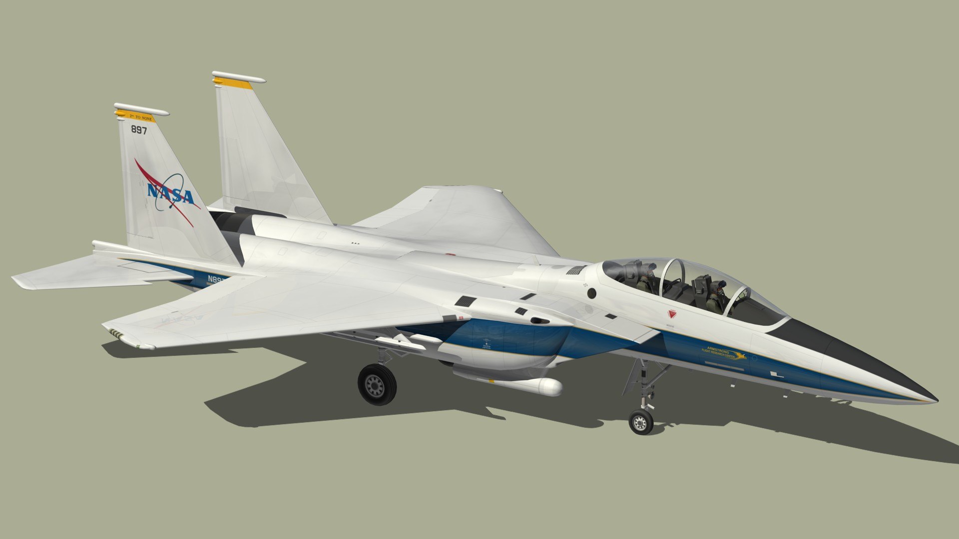 3D F15 Eagle NASA - TurboSquid 2194002