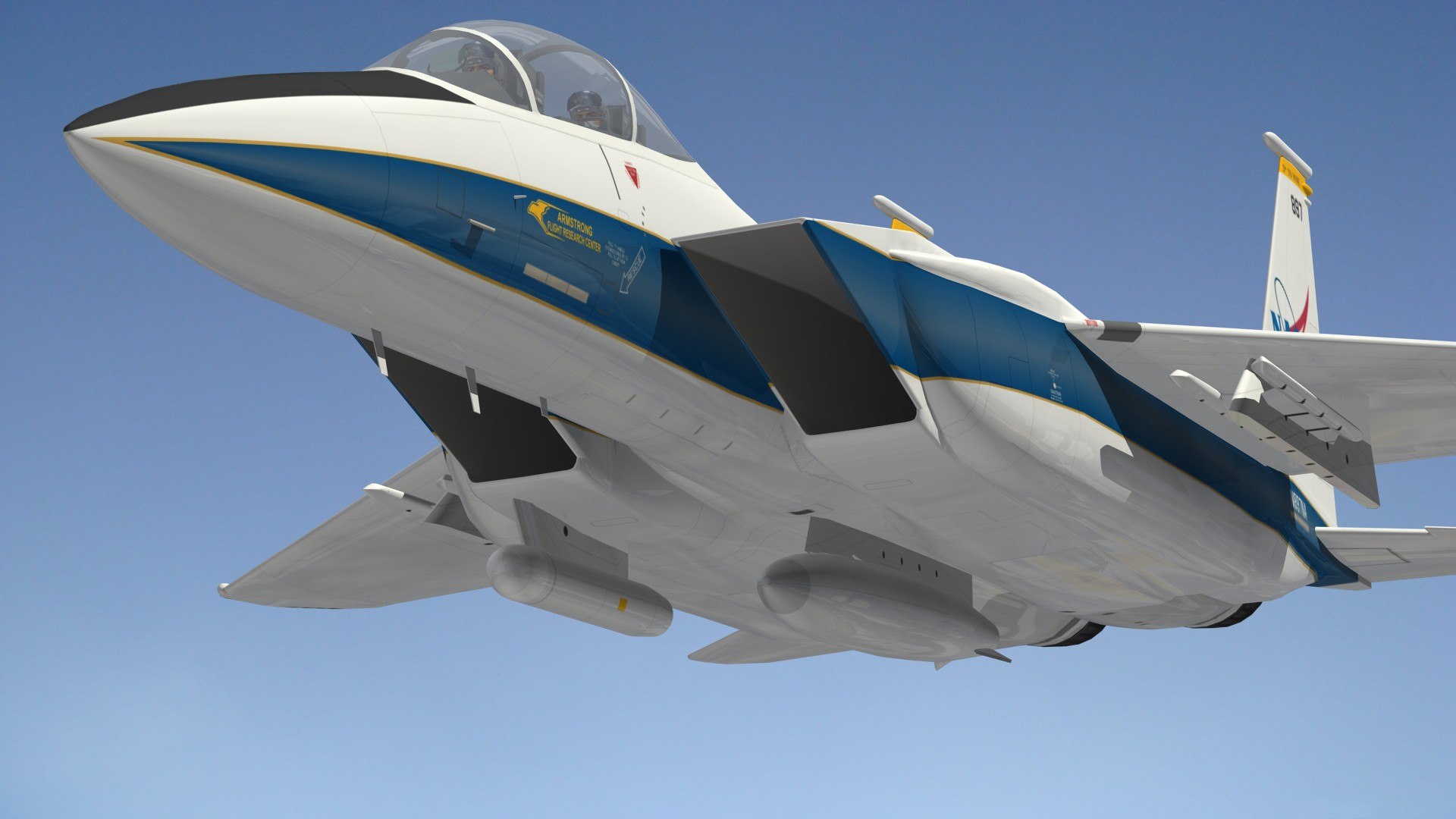 3D F15 Eagle NASA - TurboSquid 2194002