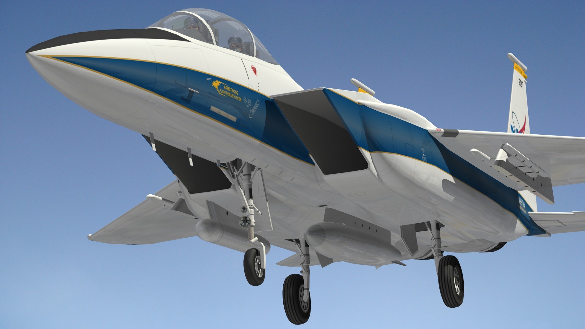 3D F15 Eagle NASA - TurboSquid 2194002
