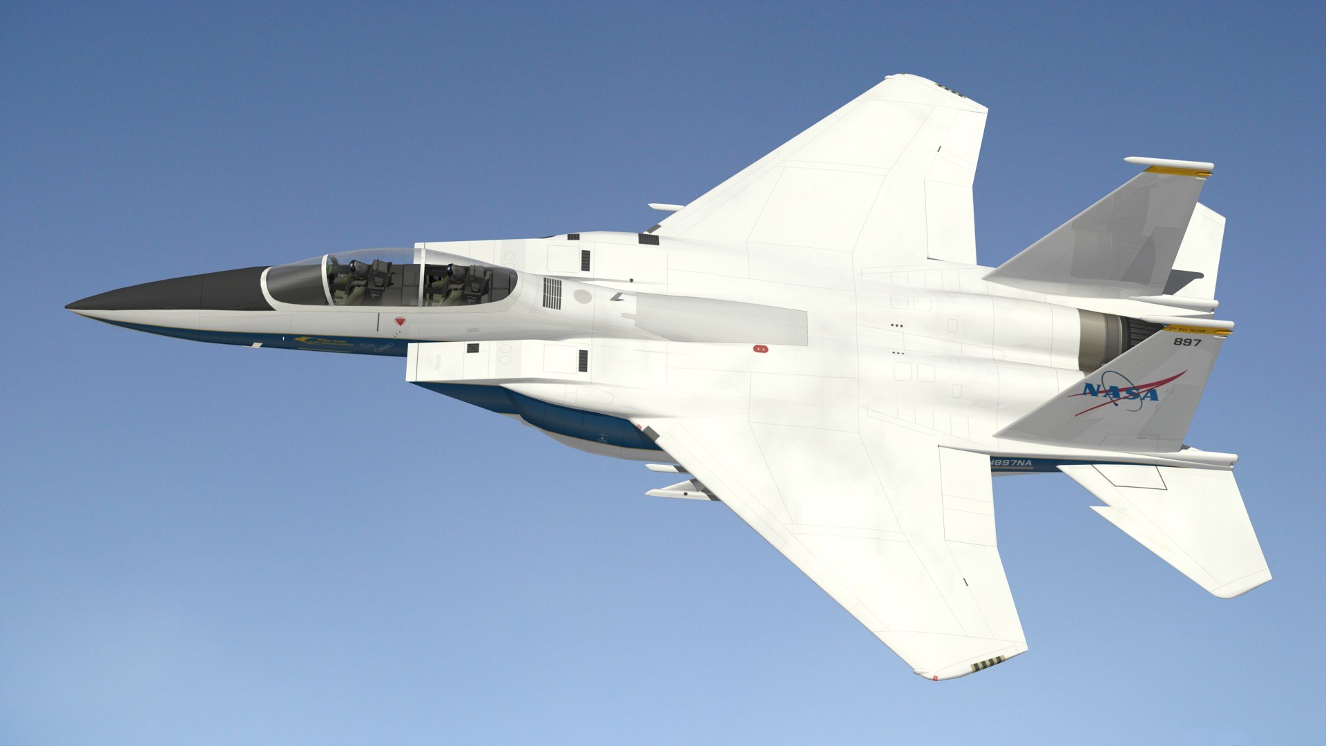 3D F15 Eagle NASA - TurboSquid 2194002