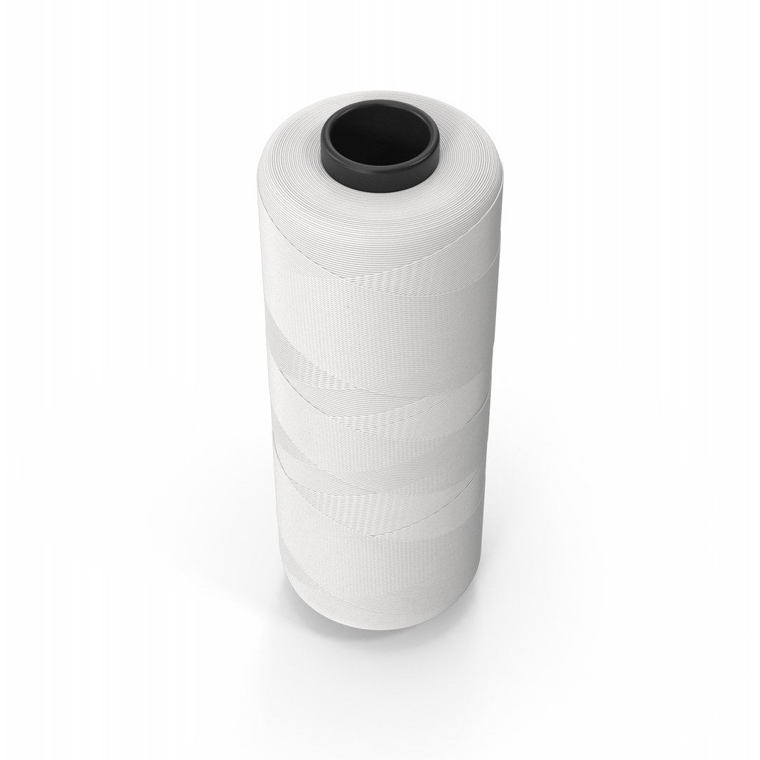 3D Model White Sewing Thread - TurboSquid 2211321