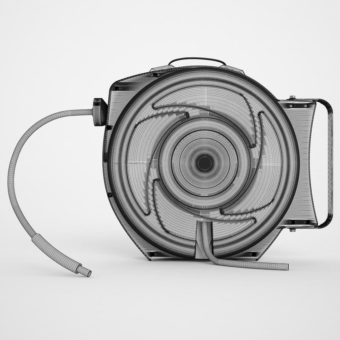Hose Reel 3d Model