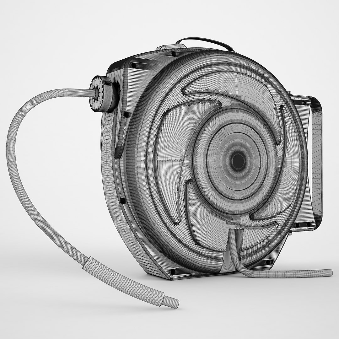 Hose Reel 3d Model