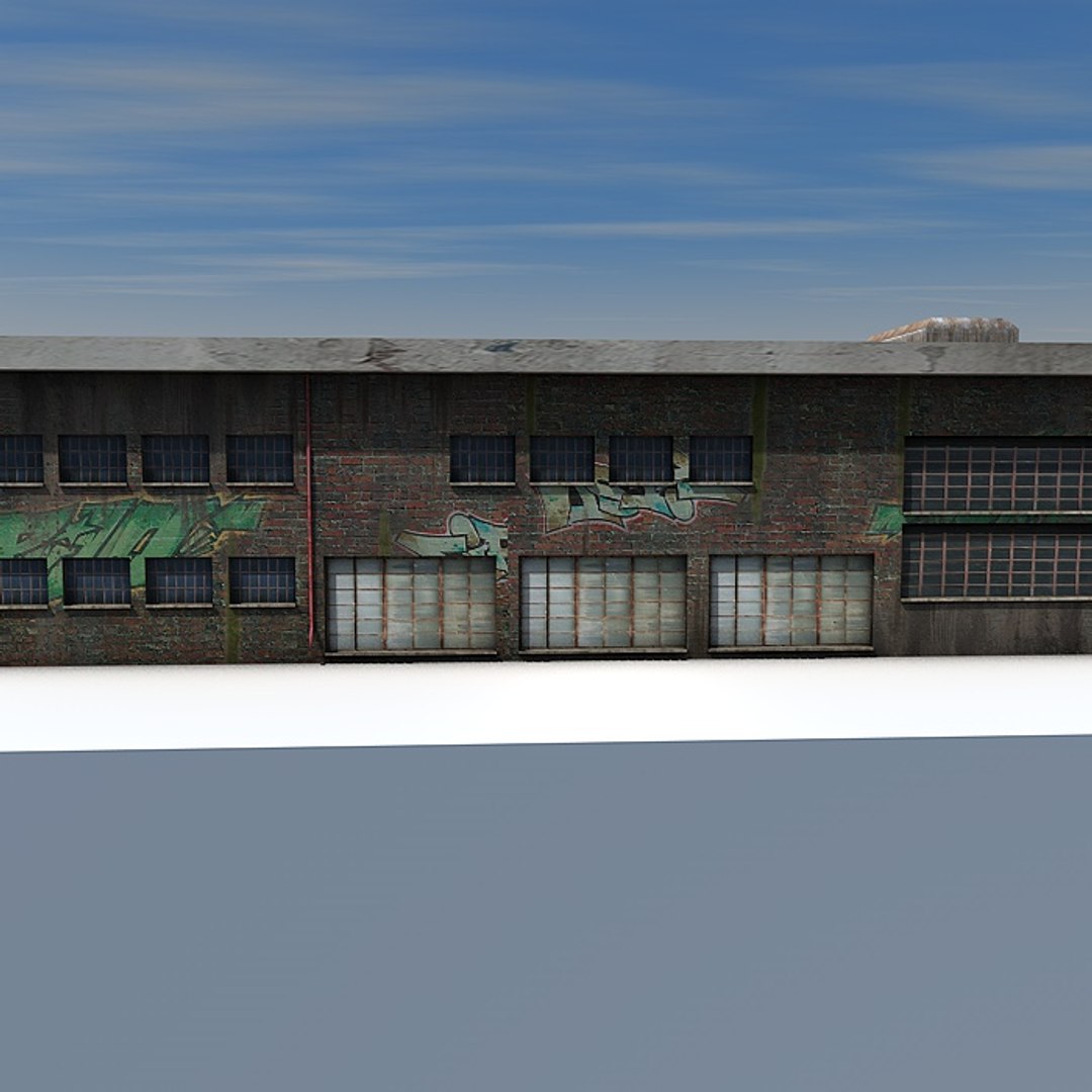 3d Old Factory Model