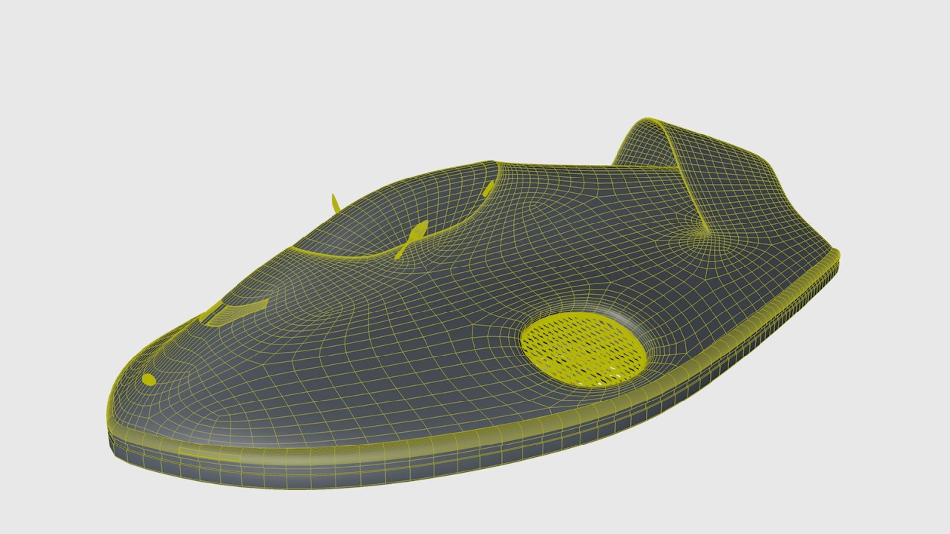 3d Model Of Car Racing Hovercraft