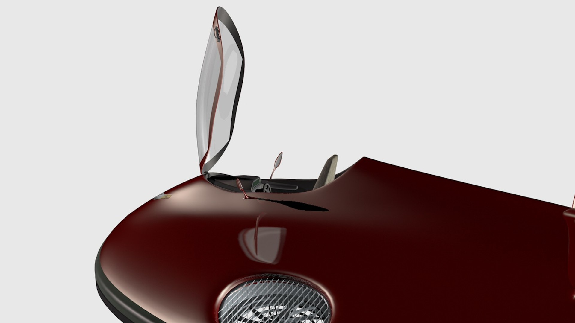 3d Model Of Car Racing Hovercraft