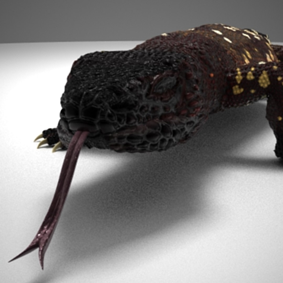 obj gila beaded lizard