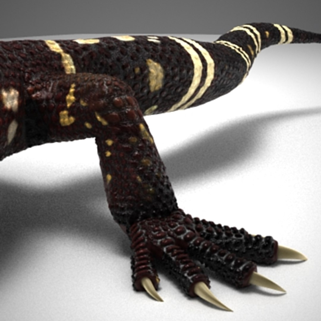 obj gila beaded lizard