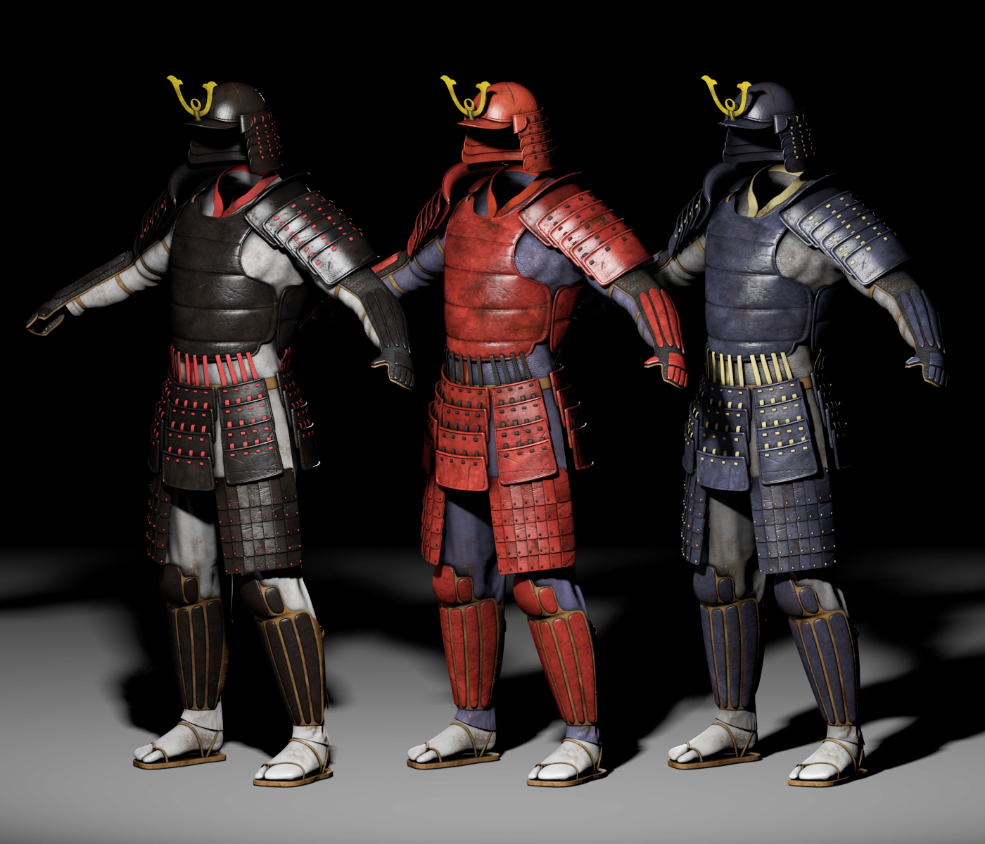 modelo 3d Armadura samurai - TurboSquid 800720