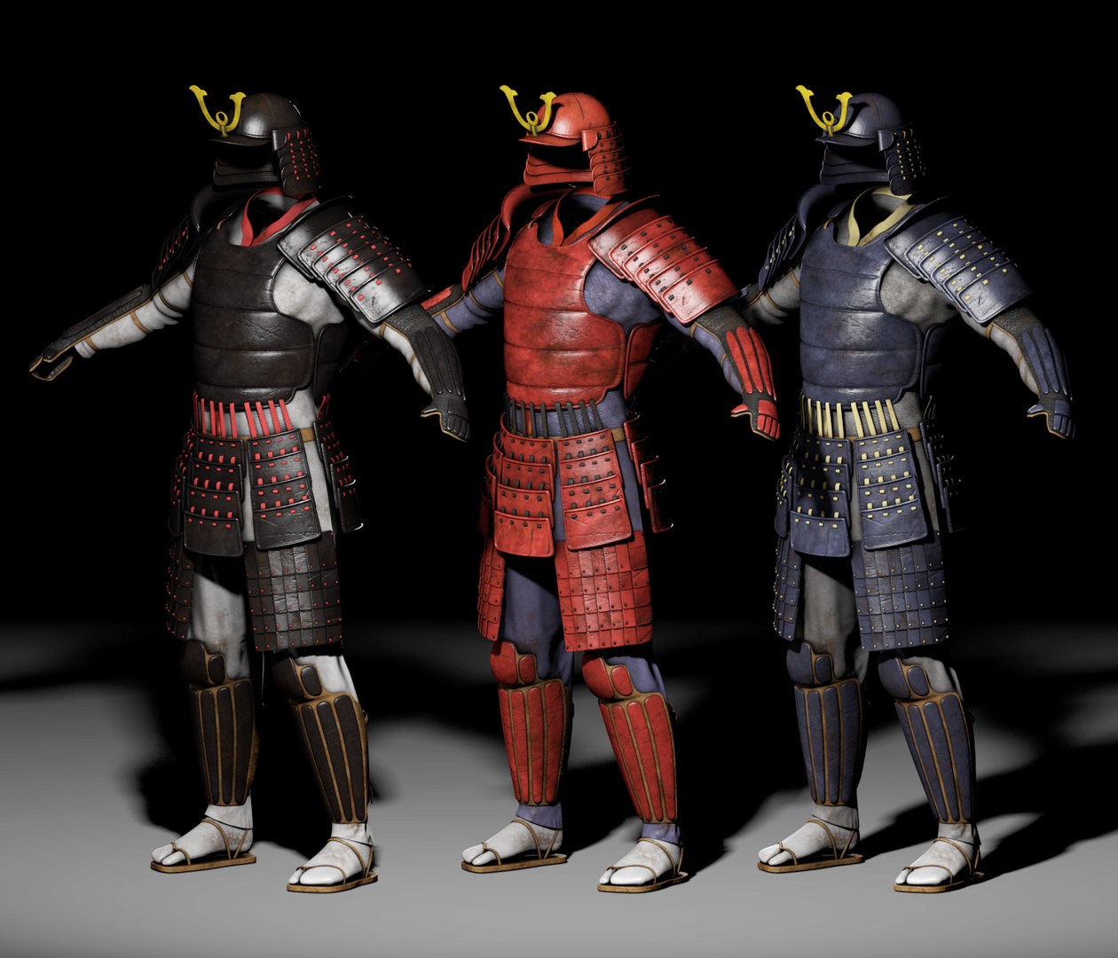 Samurai Armor 3d 3ds