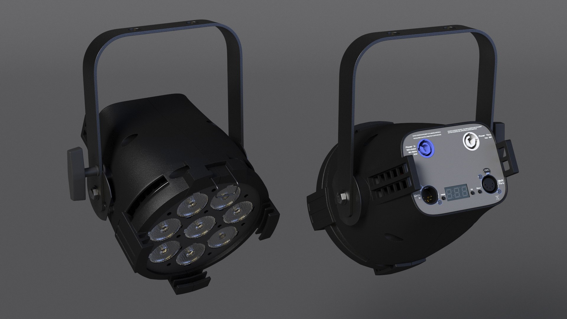 3D Stage LED Par Light Model - TurboSquid 2330207