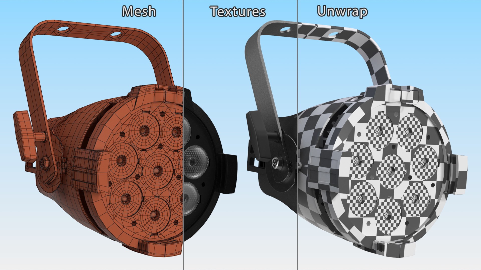 3D Stage LED Par Light Model - TurboSquid 2330207