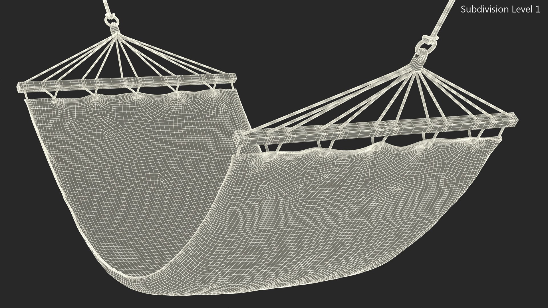 Deluxe Hammock 3D Model - TurboSquid 2182907