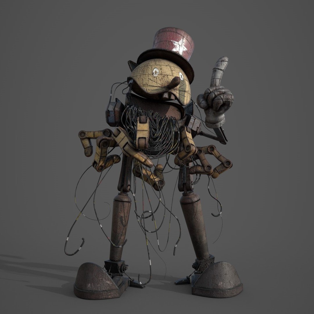 3D Robot Monster Model - TurboSquid 1976703