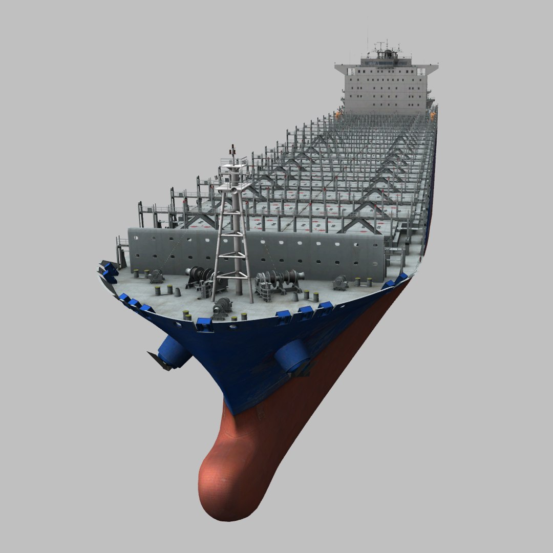 Real-time New Panamax Vtel 3D Model - TurboSquid 1204105