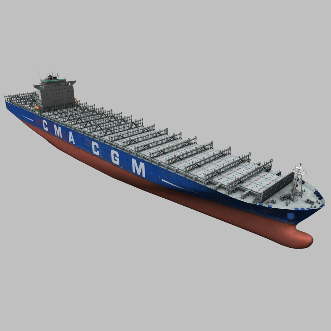 Real-time New Panamax Vtel 3D Model - TurboSquid 1204105