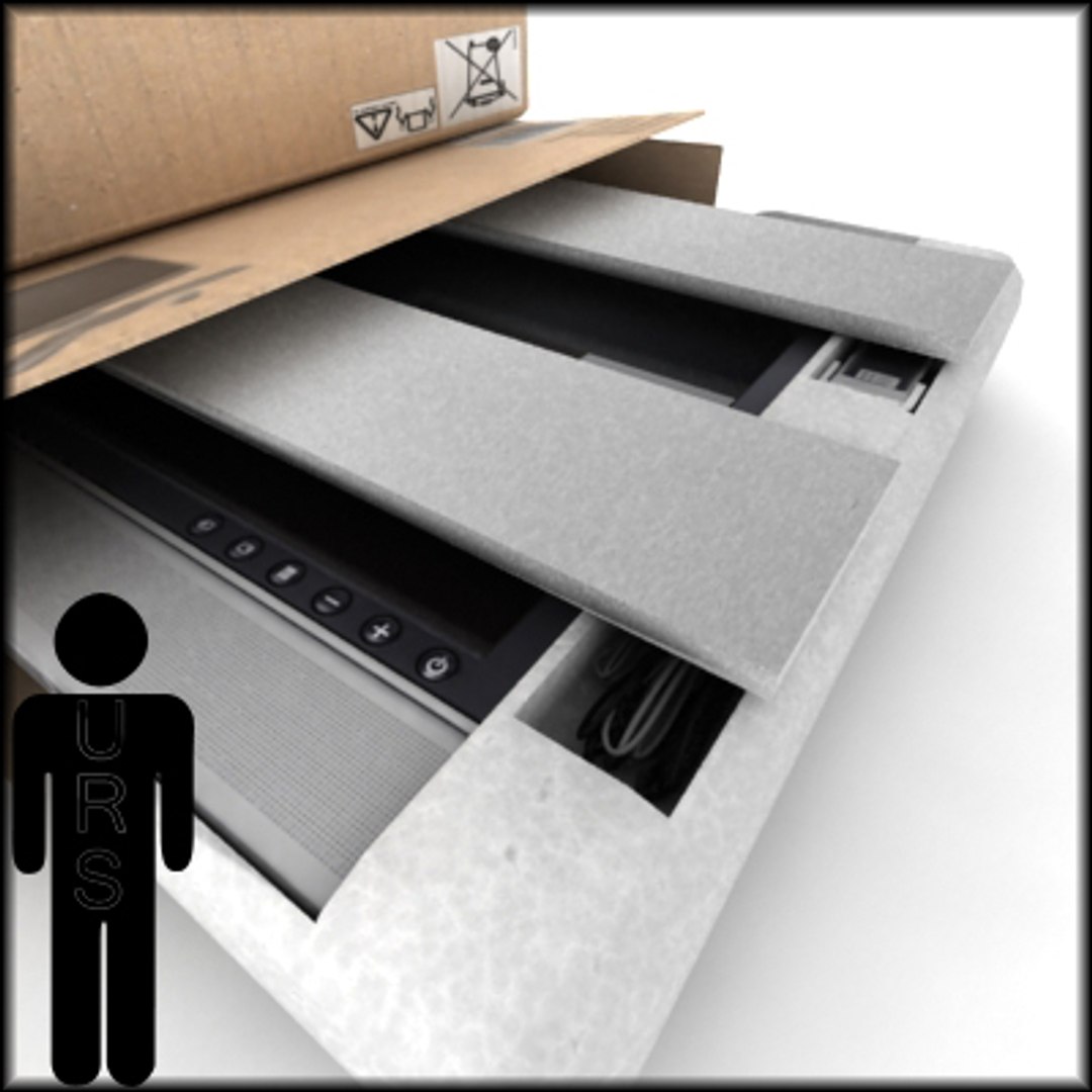 3d Flat Screen Television Box