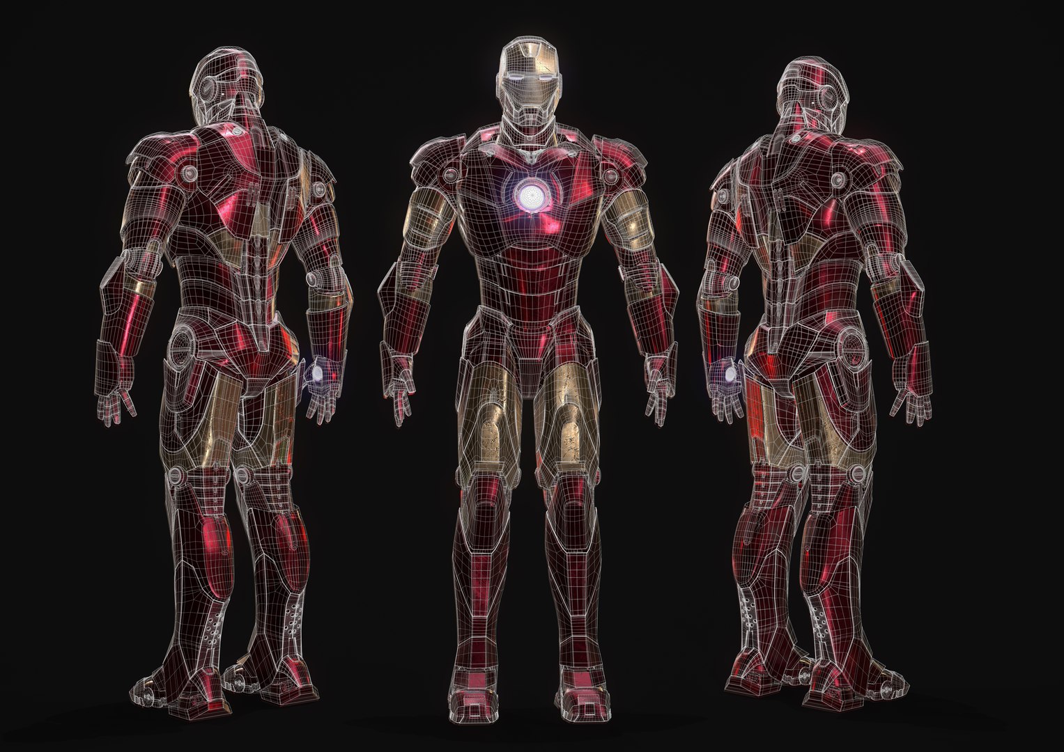 3D Iron Man - TurboSquid 1946768