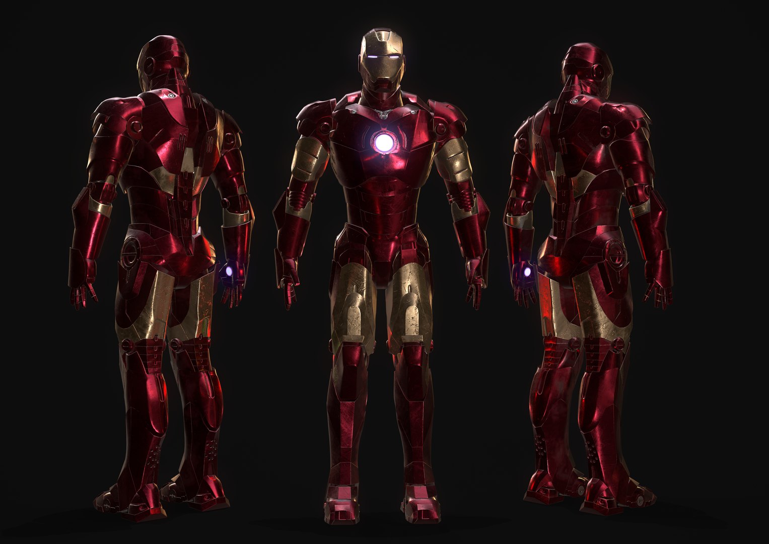 3D Iron Man - TurboSquid 1946768