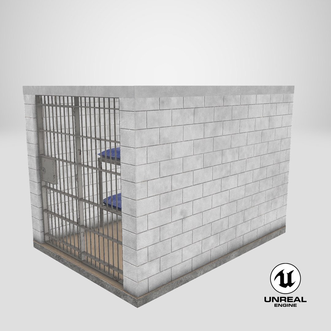 Jail Cell 02 3D Model - TurboSquid 1311912