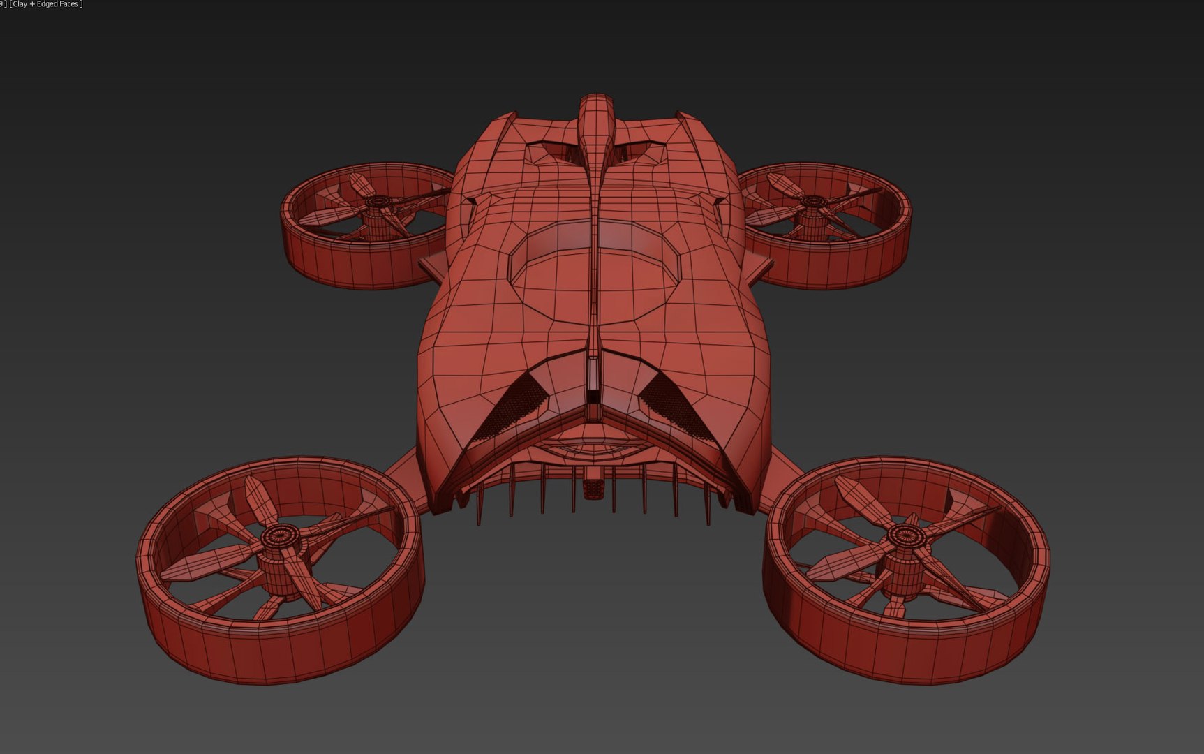 Car Copter 3D Model - TurboSquid 1341232