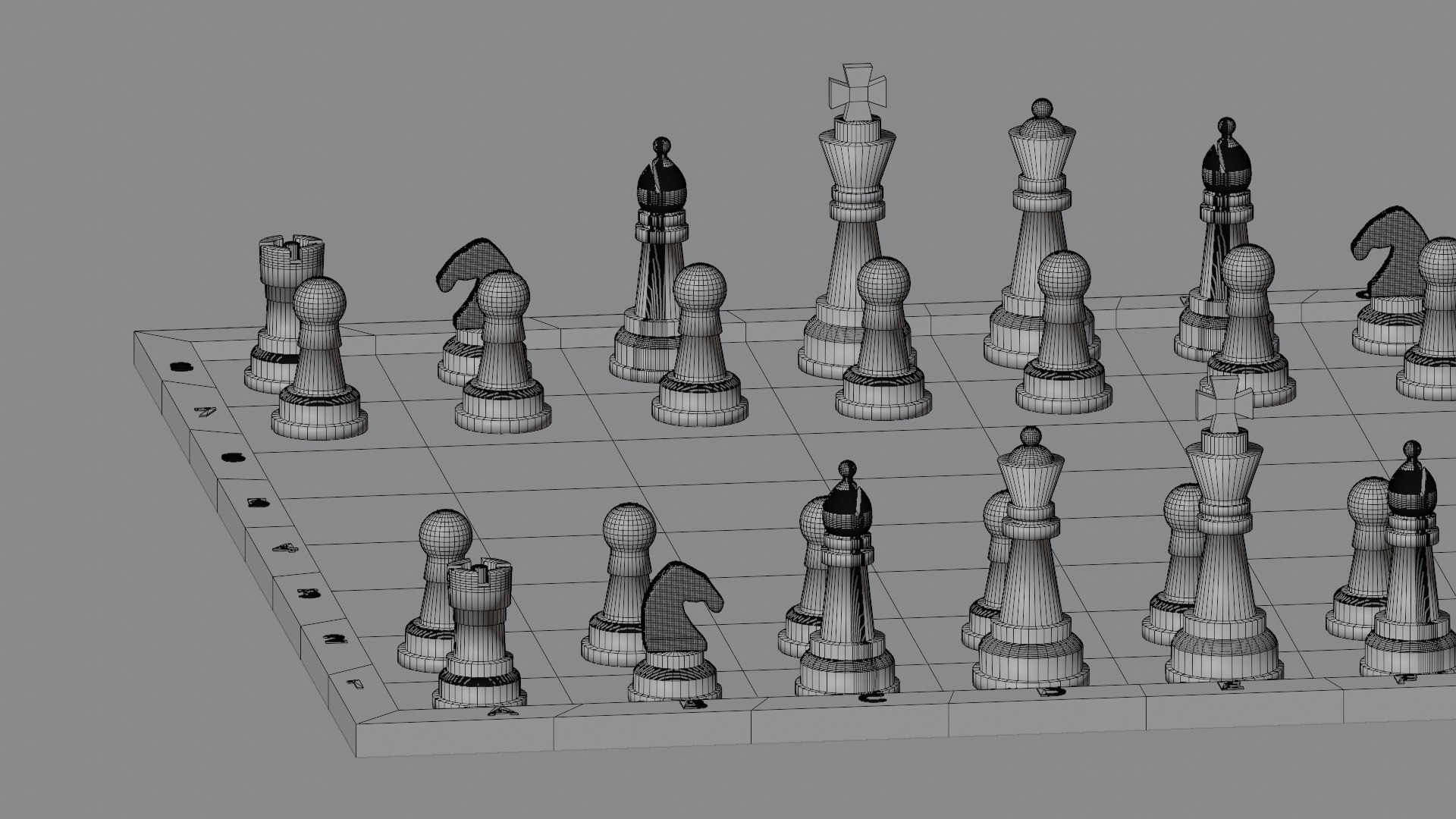 Set Of Chess 3D Model - TurboSquid 1834756
