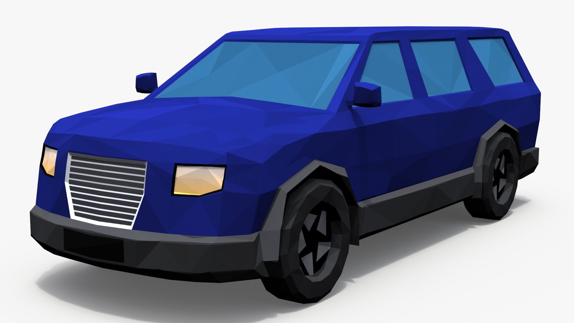 Low Poly Stylized Model SUV Model - TurboSquid 2273109