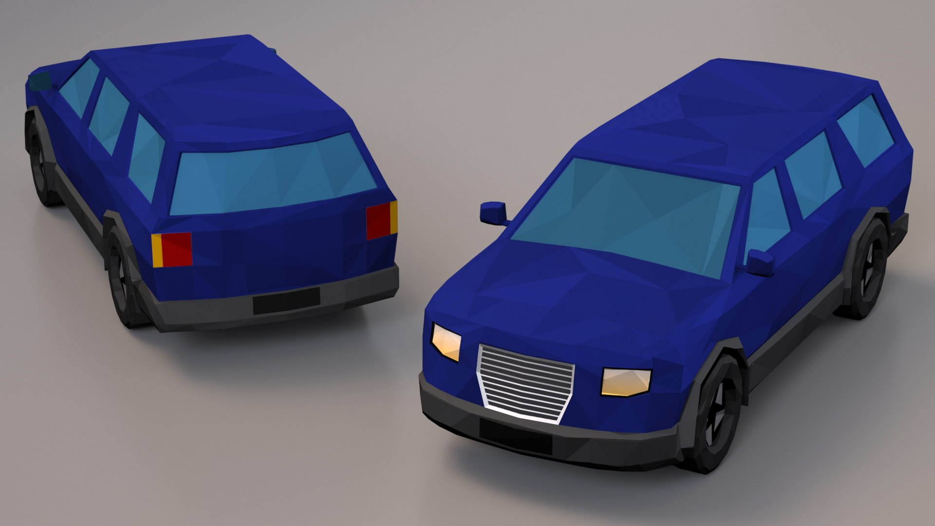 Low Poly Stylized Model SUV Model - TurboSquid 2273109