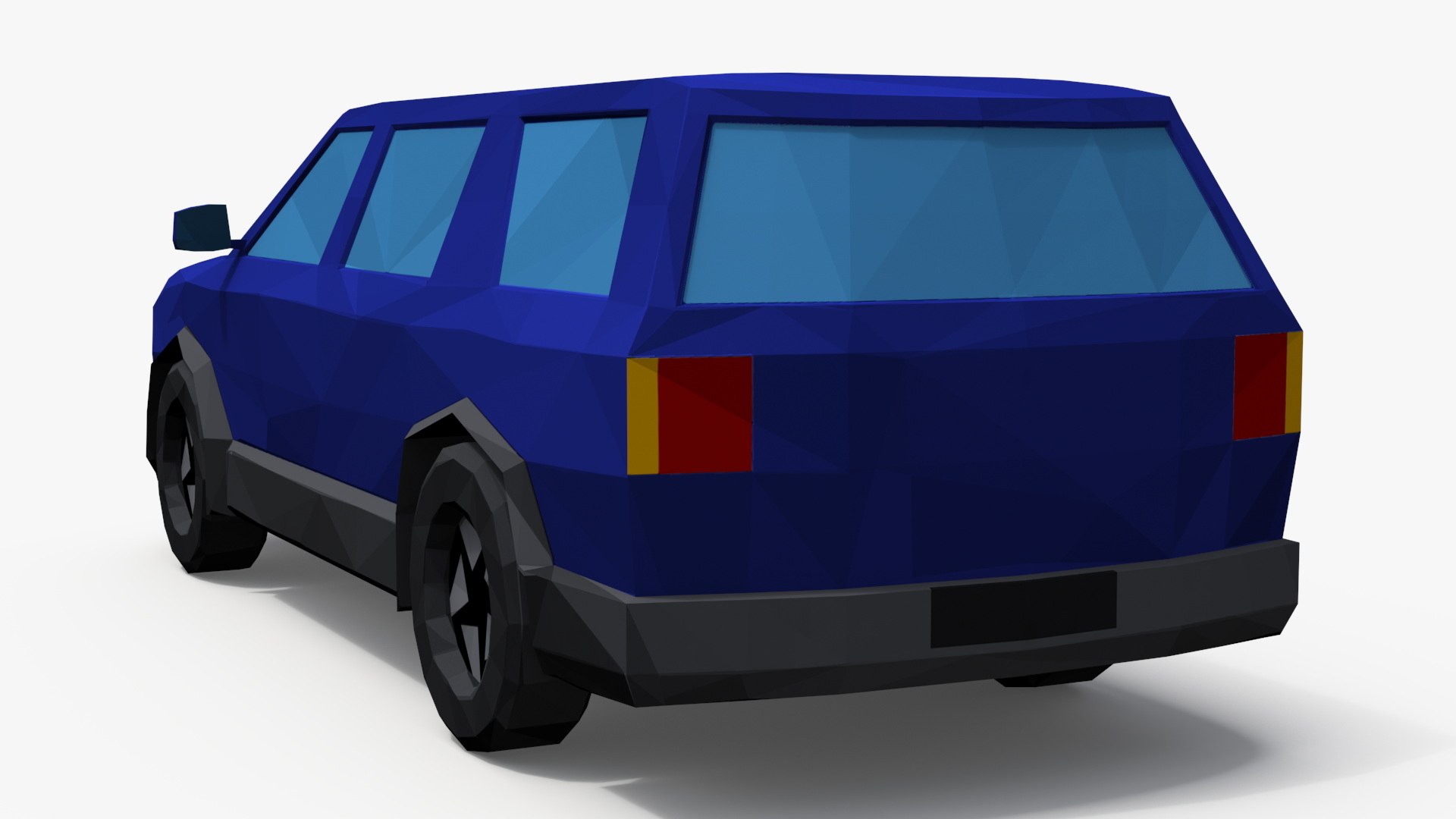 Low Poly Stylized Model SUV Model - TurboSquid 2273109