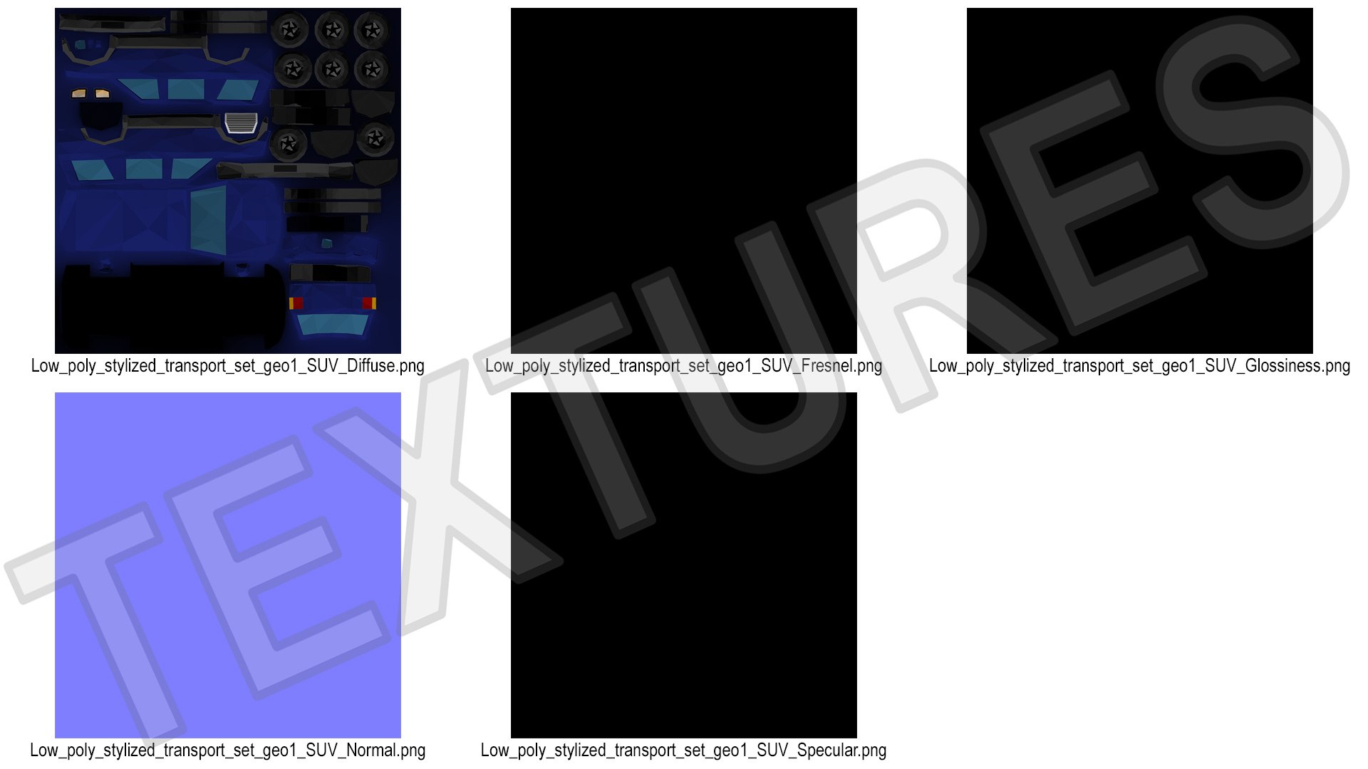 Low Poly Stylized Model SUV Model - TurboSquid 2273109