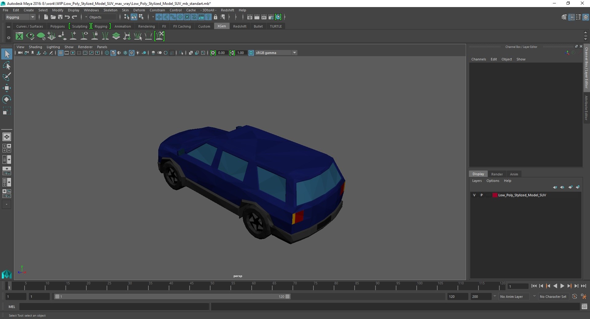 Low Poly Stylized Model SUV Model - TurboSquid 2273109