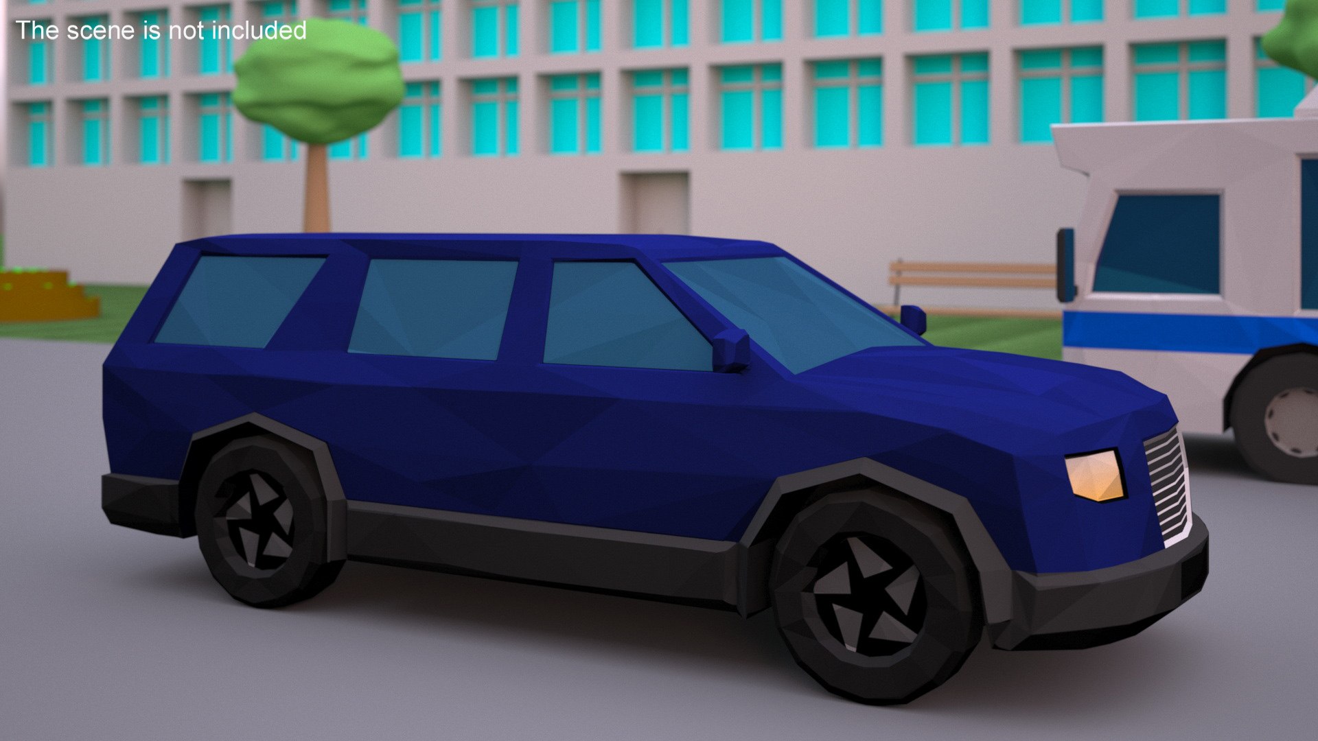 Low Poly Stylized Model SUV Model - TurboSquid 2273109