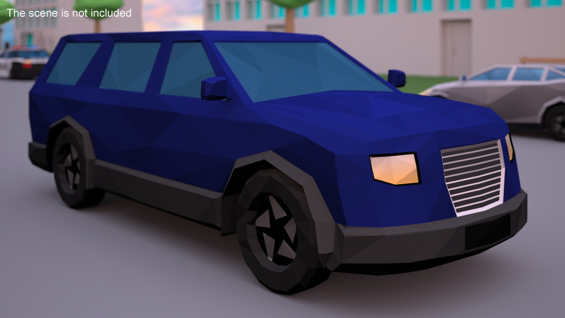 Low Poly Stylized Model SUV Model - TurboSquid 2273109