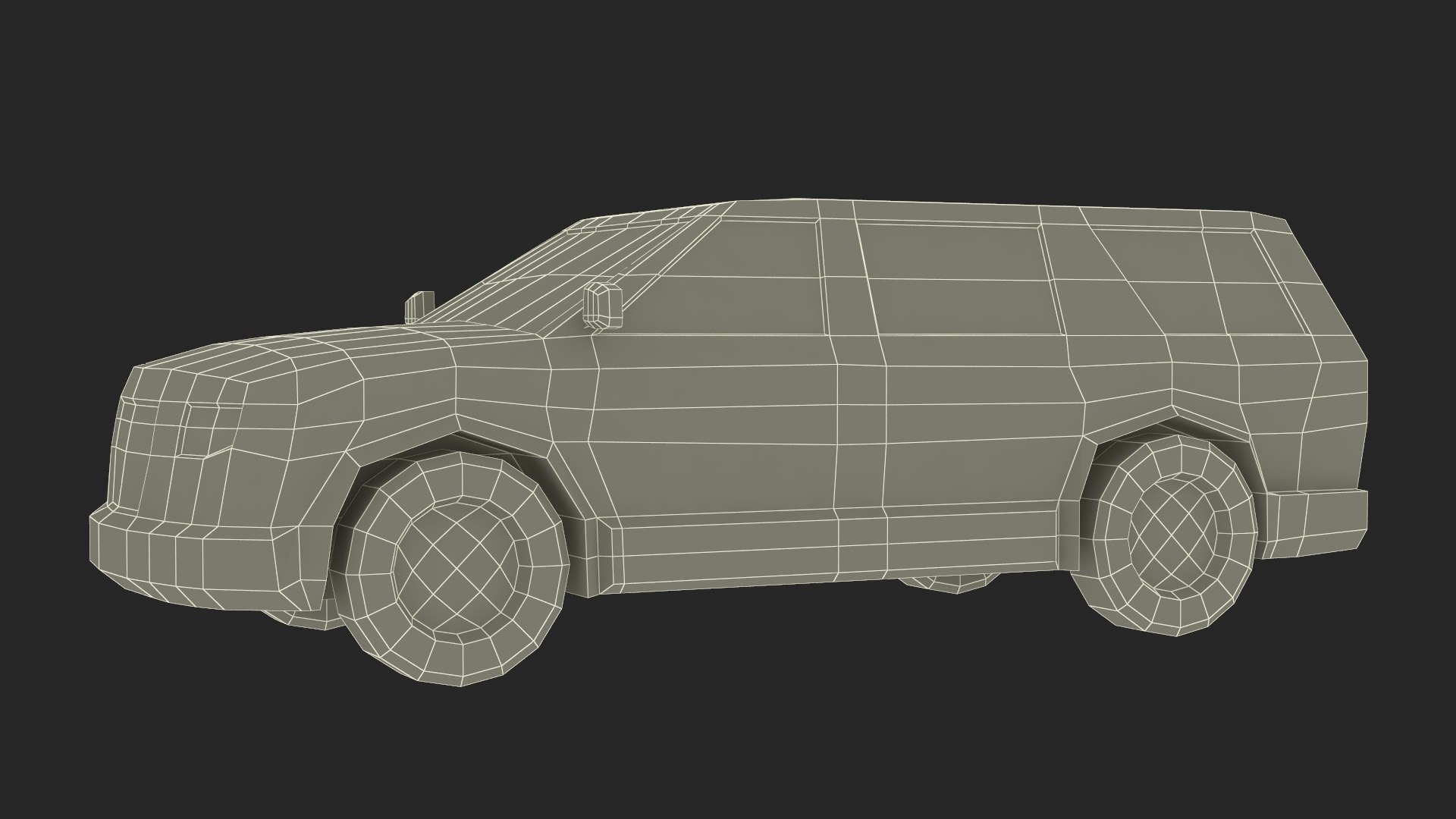 Low Poly Stylized Model SUV Model - TurboSquid 2273109